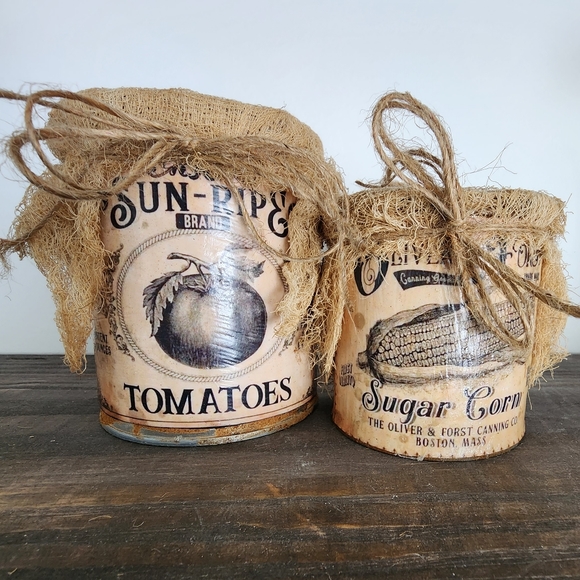 Kitchen | Rustic Cans | Poshmark